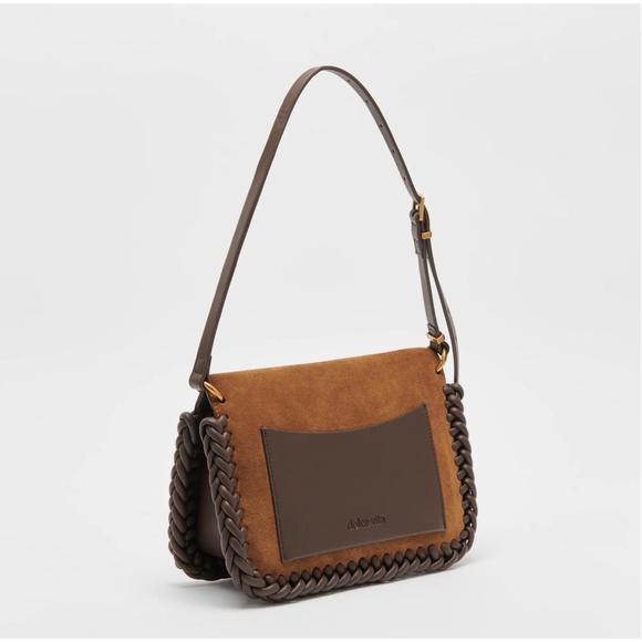 Dolce Vita | Bags | New Dolce Vita Harper Shoulder Bag In Tobacco Suede ...